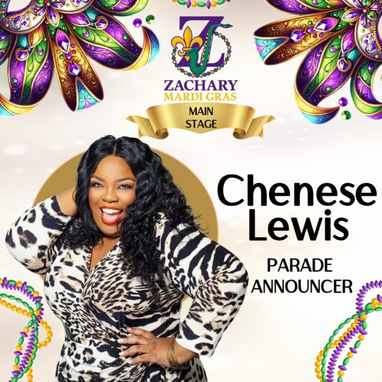 Chenese Lewis Named Official Parade Announcer for Inaugural Zachary ...